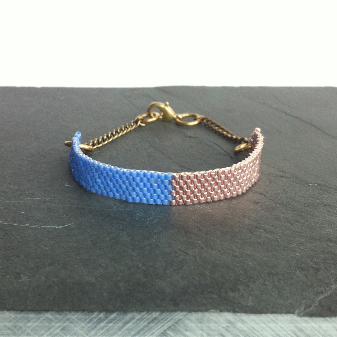 Colour Block Bracelet - Etsy