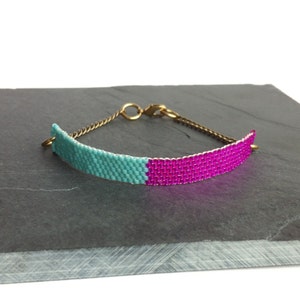 Colour Block Bracelet - Etsy
