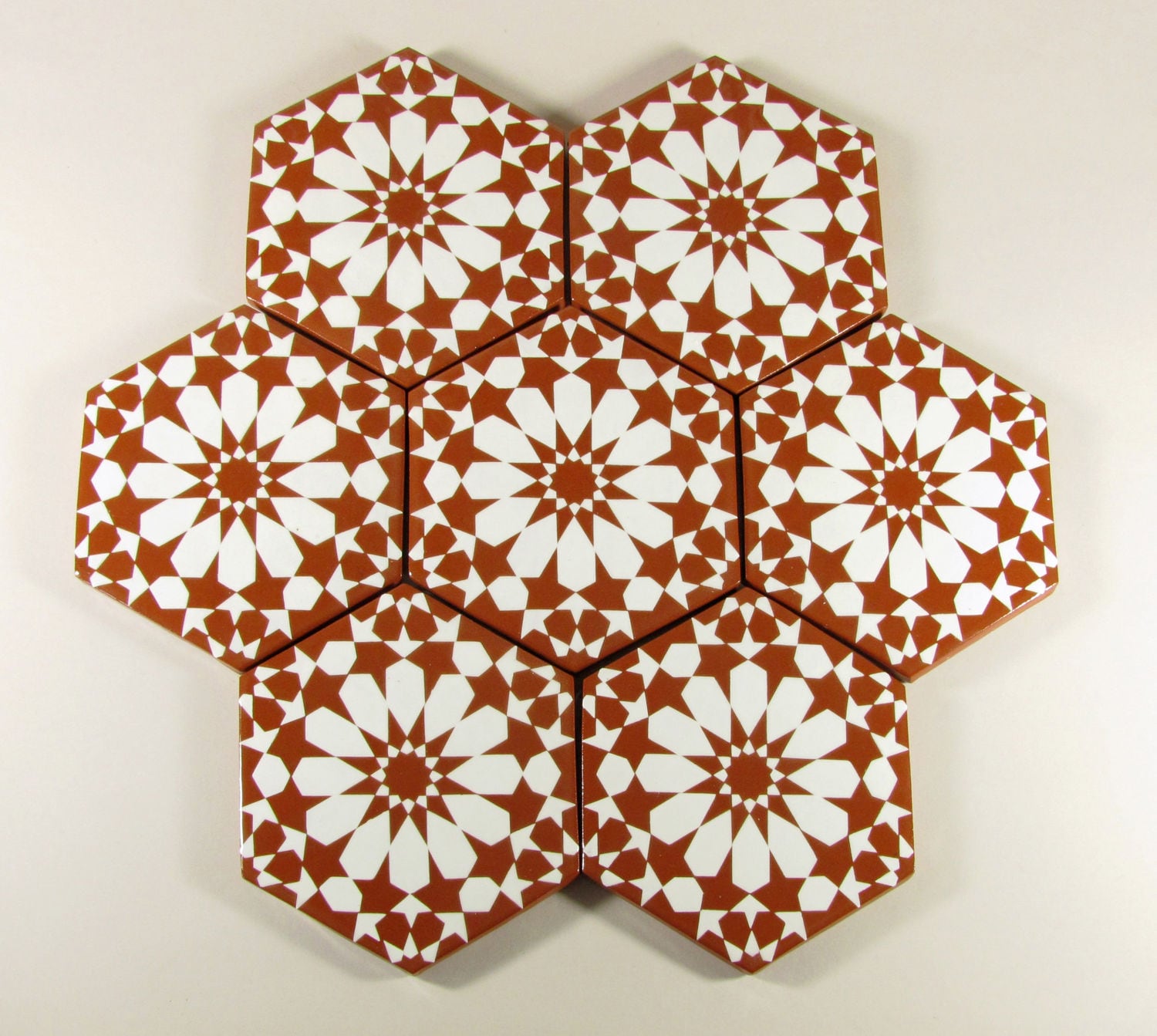 Moroccan Tiles Terracotta Tiles Hand Painted Tiles | Etsy