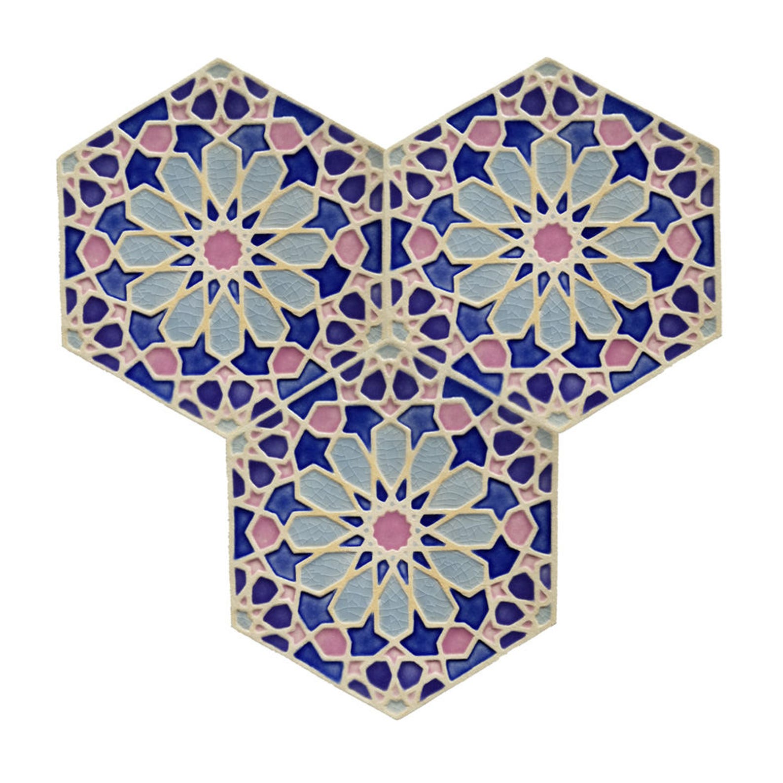 Hand Painted Moroccan Tiles - Ceramic Accent Tiles - Kitchen Backsplash ...