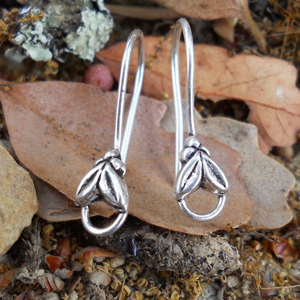 Silver Ear Wires - Etsy