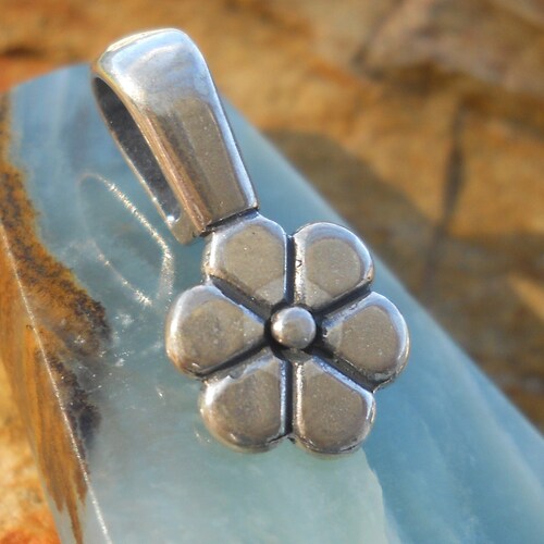 Sterling Silver Hinged Bail - Etsy