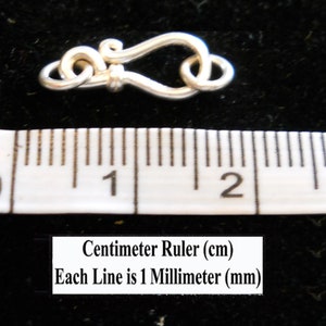 Sterling Silver S-clasp: Handmade Jewelry Closure (17mm Long - Etsy
