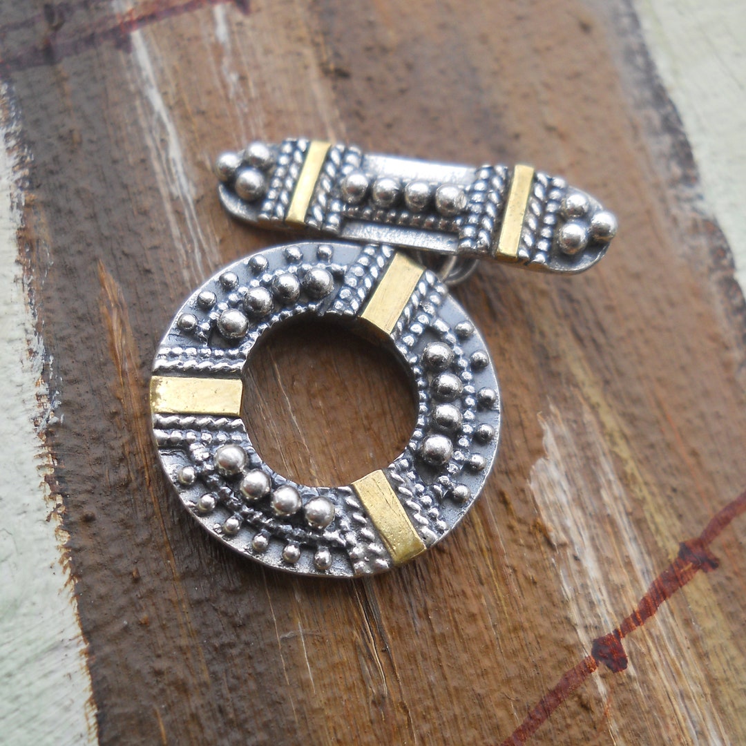 Double Sided Toggle With Toggle Bar With Brass Overlay, TL190, Solid ...