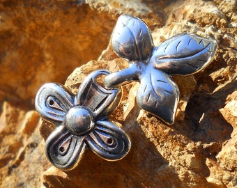 Sterling Silver Clasp Handmade Artisan Hook Eye Coiled Shiny 1/5/15pcs ...