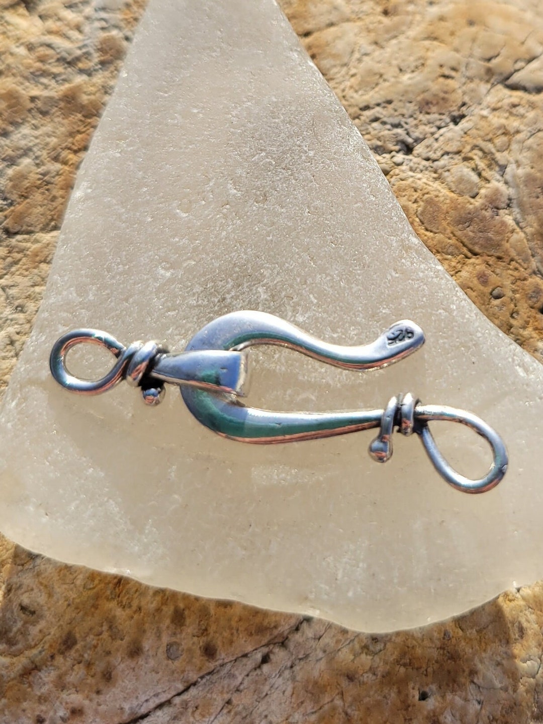 Sterling Silver Hook and Eye Clasp: Smooth Jewelry Closure (35 Mm) - Etsy