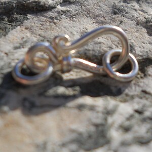 Sterling Silver S-clasp: Handmade Jewelry Closure (17mm Long - Etsy