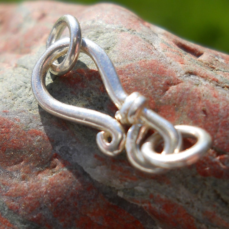 Sterling Silver S-clasp: Handmade Jewelry Closure (17mm Long - Etsy