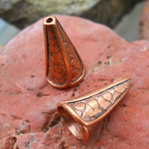 Large Solid Copper Cones With Design, CA295CU, Size: 20 Mm X 13 Mm or ...