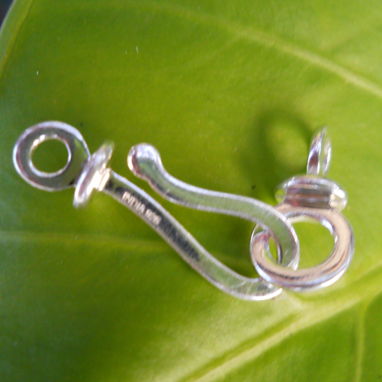 Sterling Silver Hook and Eye Clasp: Medium Smooth Jewelry Closure - Etsy