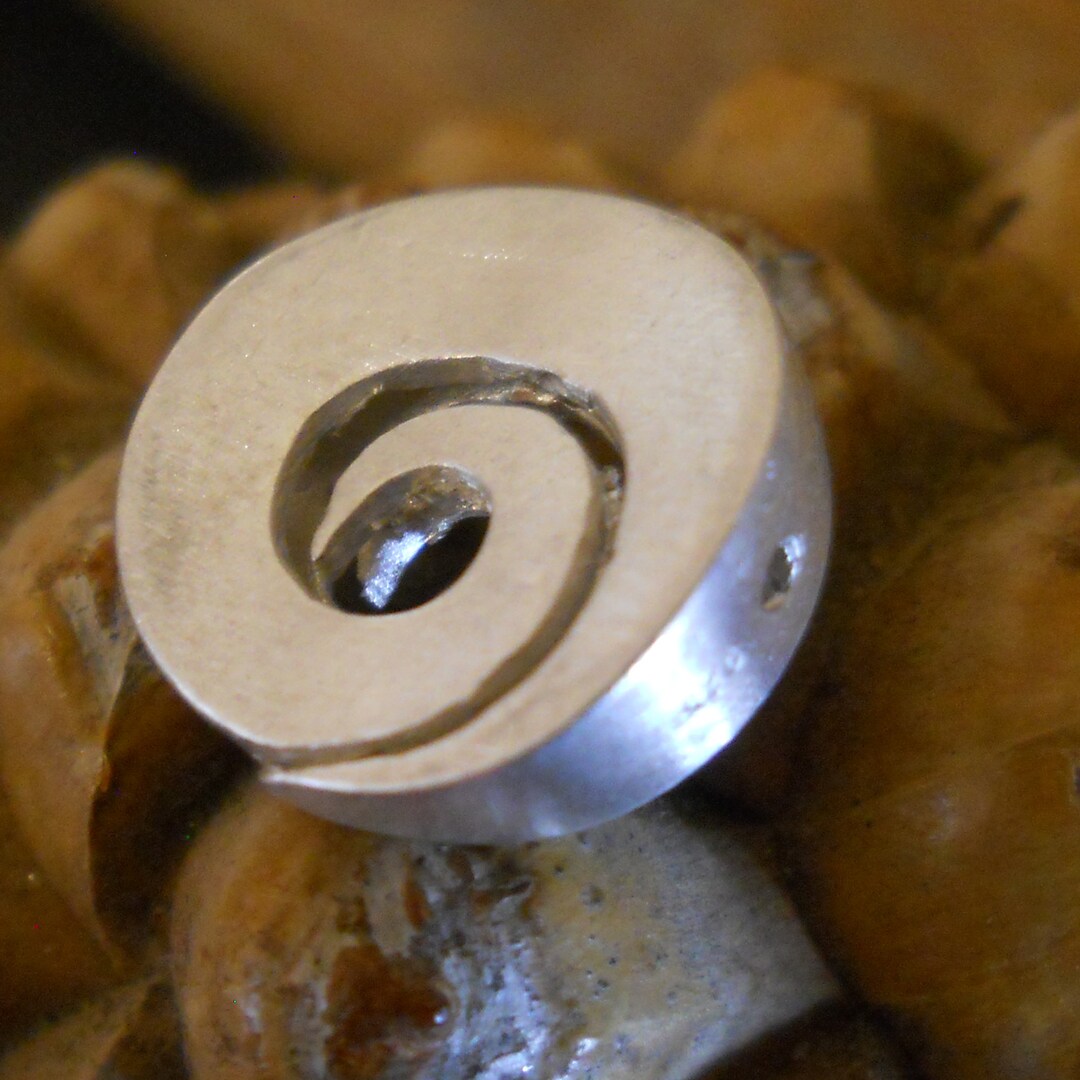 Spiral Concave Bead, Sterling Silver, 10 Mm - Etsy