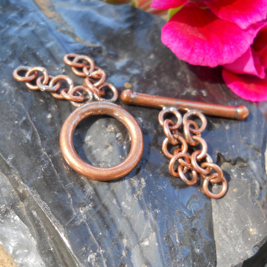 Double Strand Copper Toggle With Extender Chains, TL94CU, Size: 45 Mm X ...