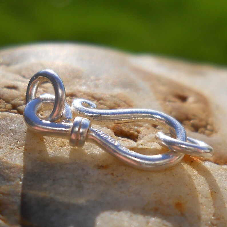 Sterling Silver S-clasp: Handmade Jewelry Closure (17mm Long - Etsy