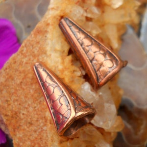 Large Solid Copper Cones With Design, CA295CU, Size: 20 Mm X 13 Mm or ...