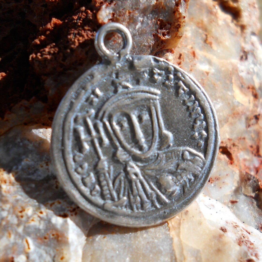 Roman Coin Reproduction Drop: Antiqued Finish Charm (24mm X 20mm) - Etsy
