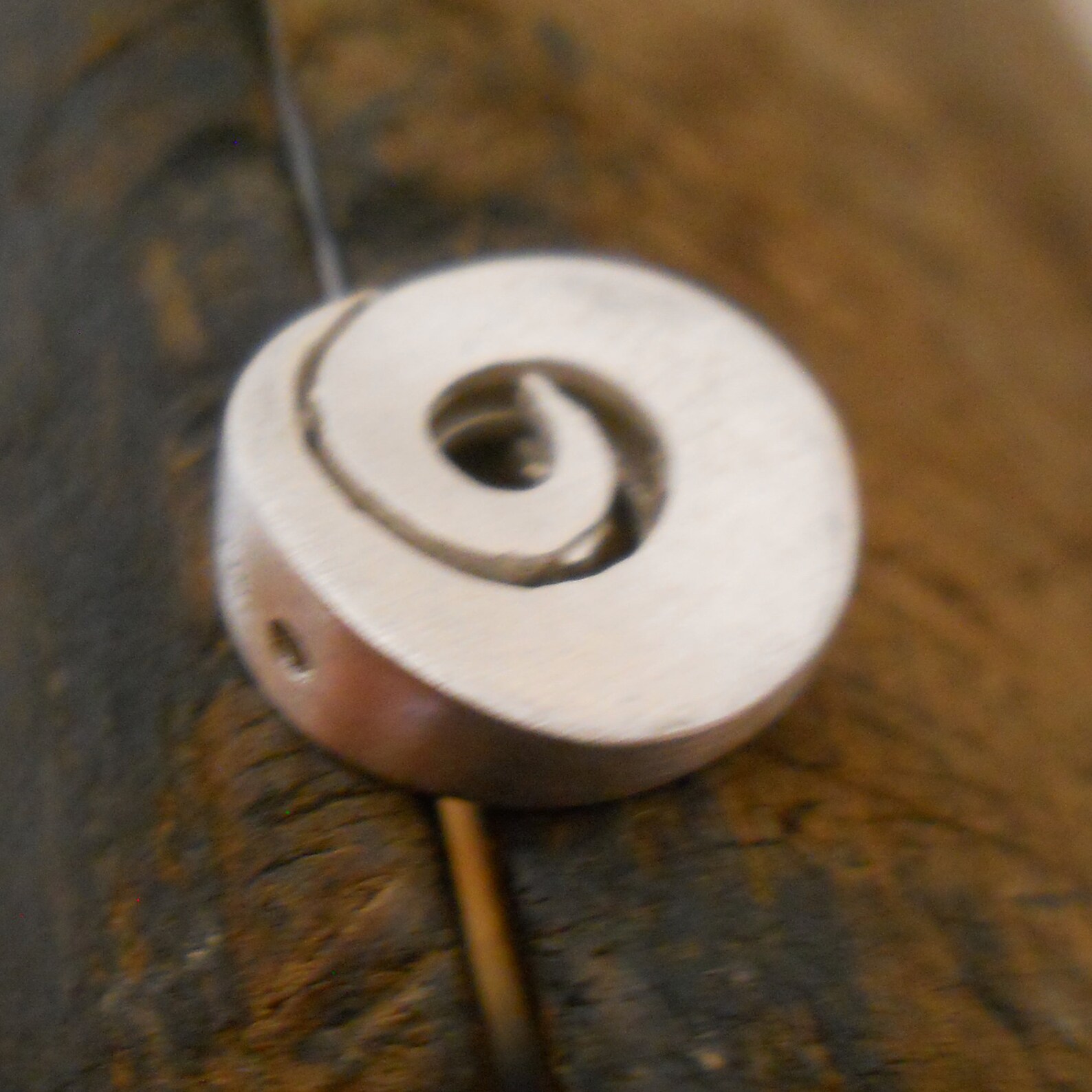 Spiral Concave Bead, Sterling Silver, 10 Mm - Etsy