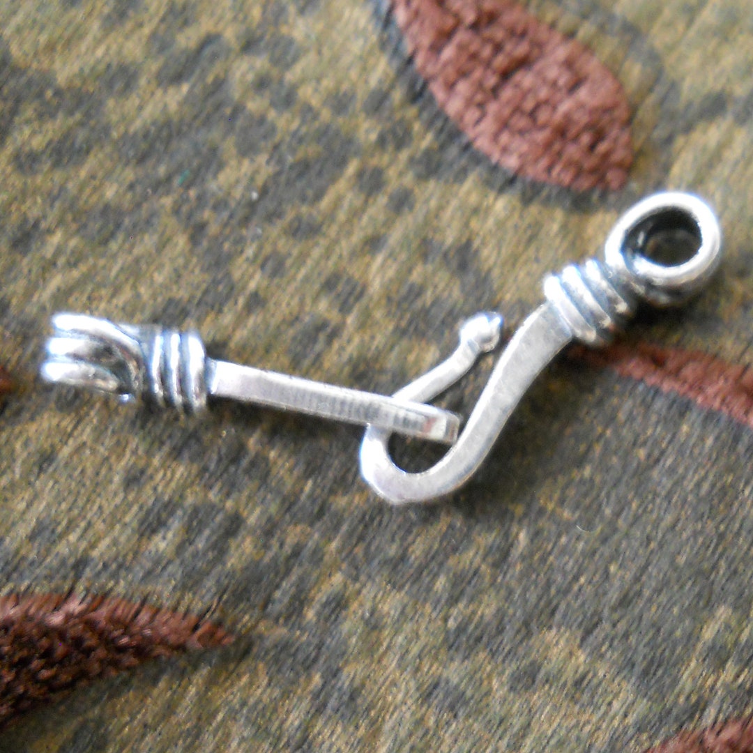 Tiny Clasp, Sterling Silver Hook and Eye Clasp, CL66L is Perfection ...