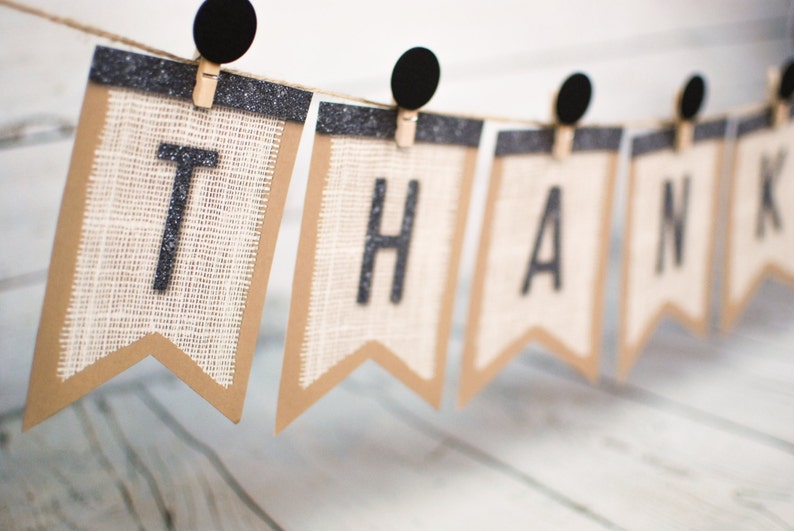 Printable Thanksgiving "thankful" Banner - Printable Banner Flag ...