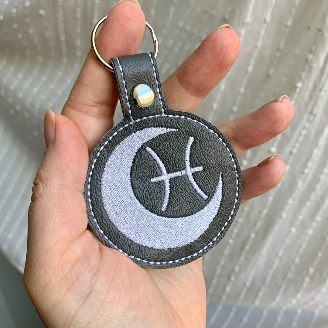 Keychain, Key Fob, Zodiac Symbol, Astrology, Pisces - Etsy