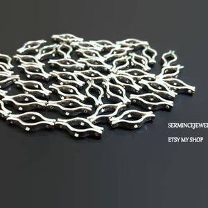 30 Pcs. Metal Lip Shaped Beads Lip Spacers Beads Vintage - Etsy