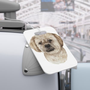 Shih Tzu Luggage Tag - Etsy