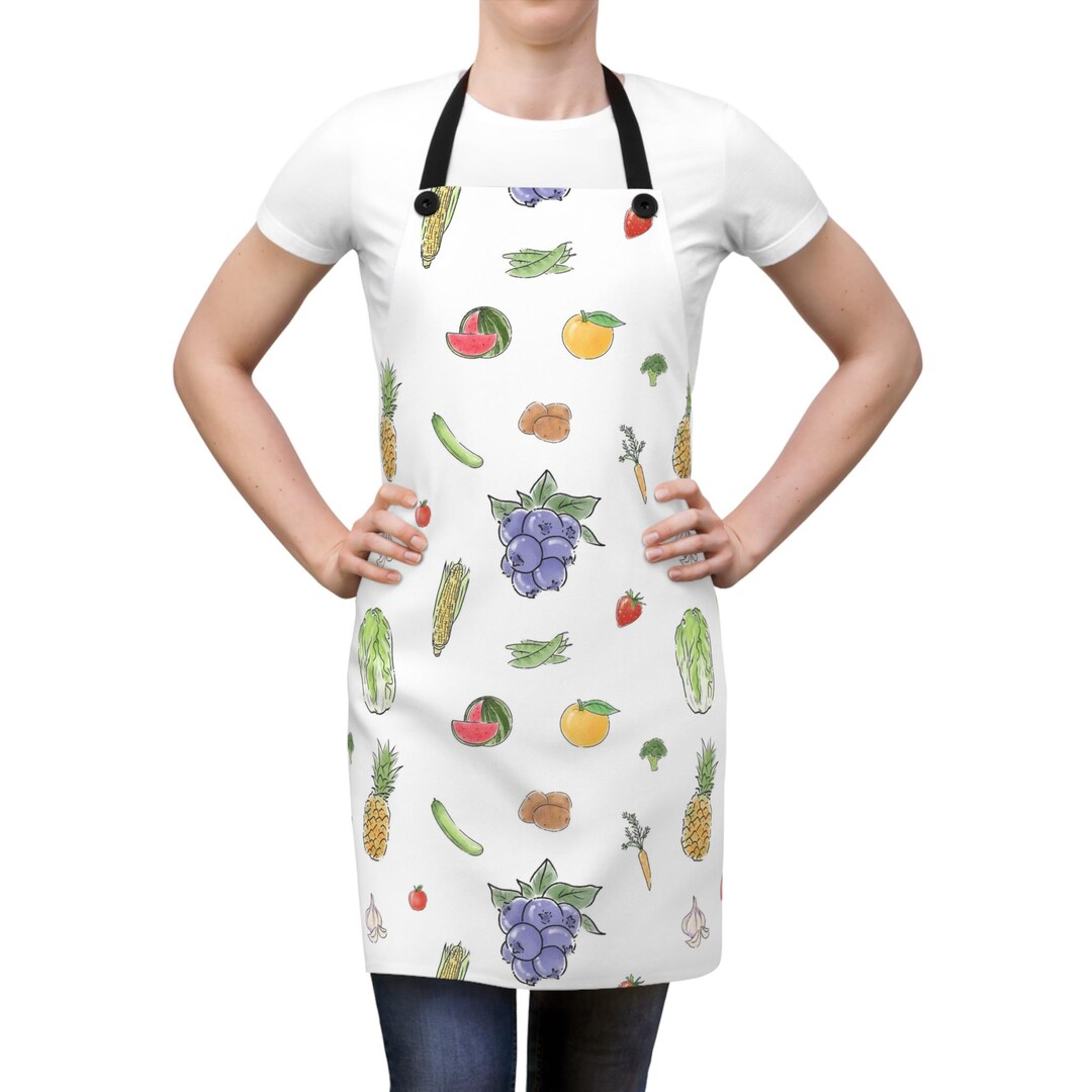 Fruits and Veggies Apron (AOP) - Etsy