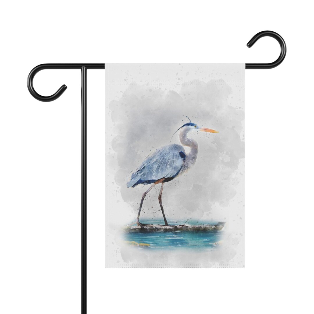 Heron Garden & House Banner - Etsy