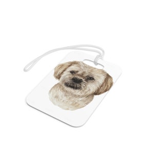 Shih Tzu Luggage Tag - Etsy