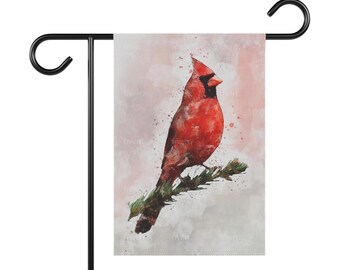 Cardinal Welcome Garden & House Banner - Etsy