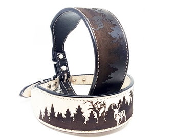 Tree Line Dog Collar - Etsy