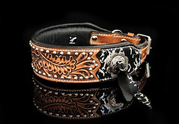 Western Leather Dog Collars