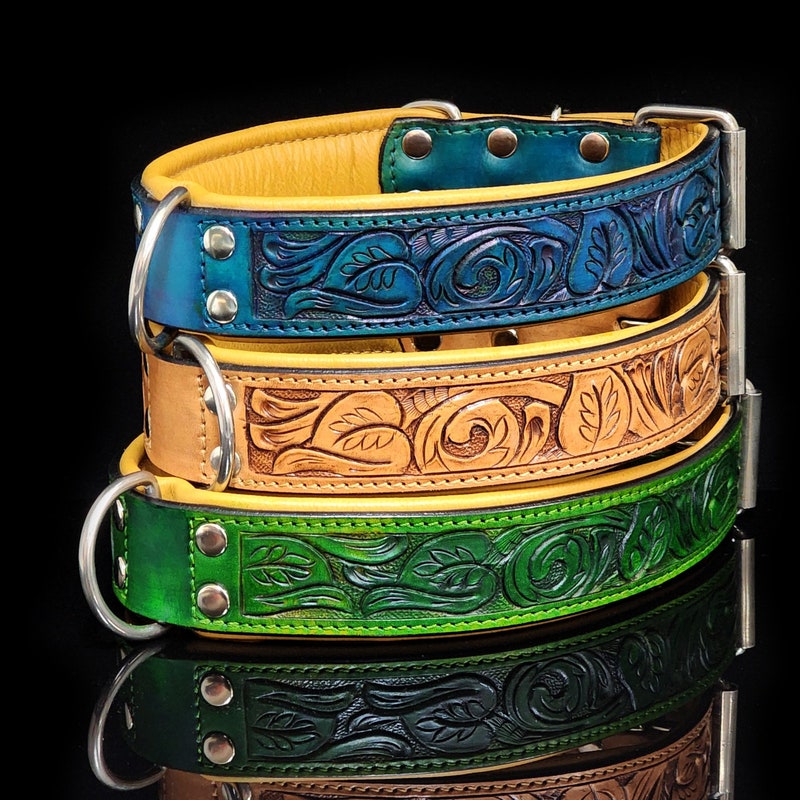 Leather Collar - Etsy