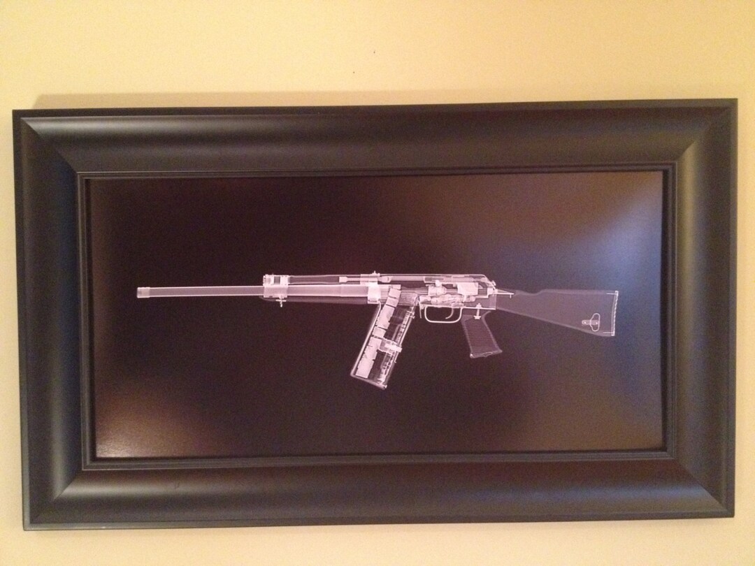 SAIGA 12 CAT Scan Gun Print - Ready to Frame - Etsy