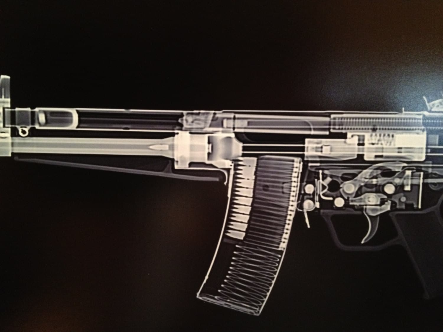 HK 53 Rifle CAT Scan Gun Print - Ready to Frame - Etsy