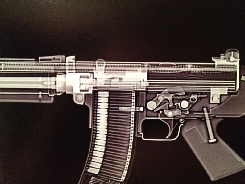 FN FNC Rifle Print Ready to Frame - Etsy