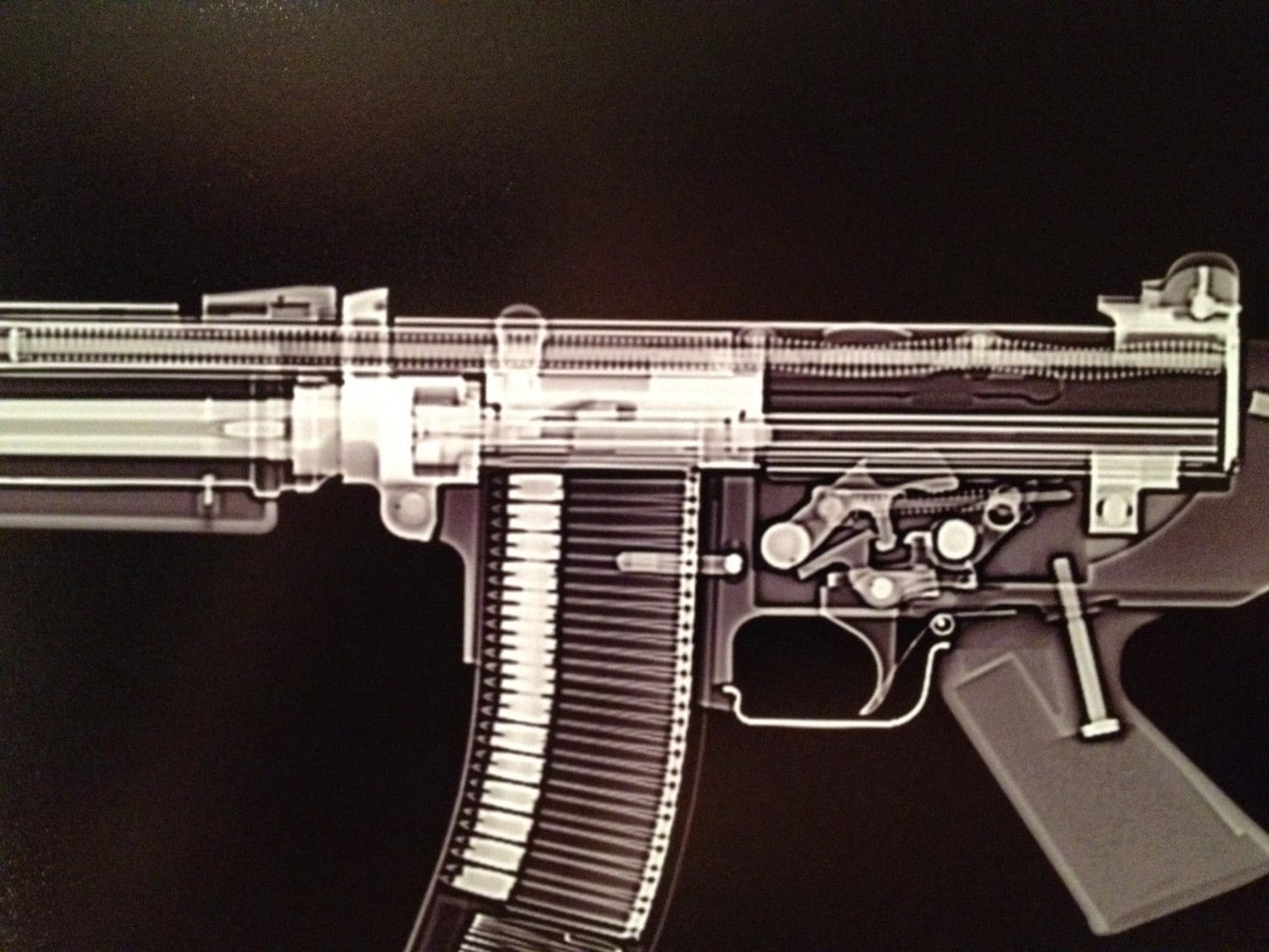 FN FNC Rifle CAT Scan Print Ready to Frame - Etsy