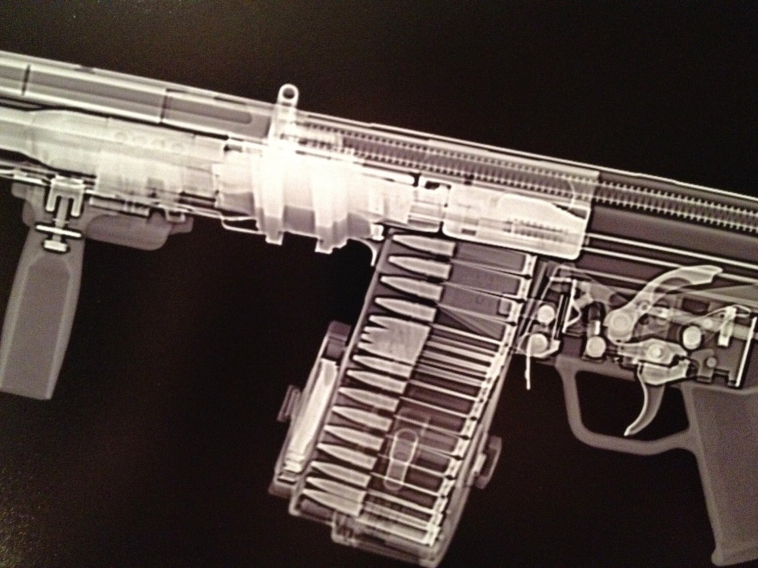 HK 11K Machine Gun CAT Scan Print Ready to Frame - Etsy