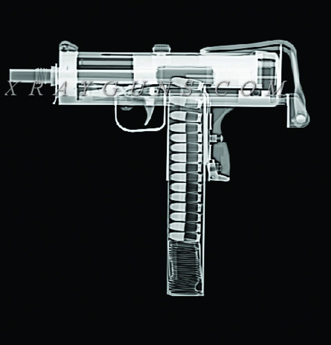 MAC 11 Submachine Gun Print - Etsy