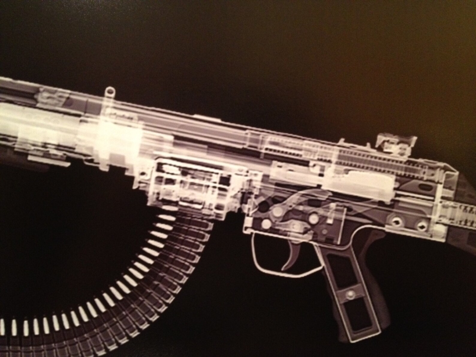 HK 23E Belfed Machine Gun CAT Scan Print Ready to Frame - Etsy