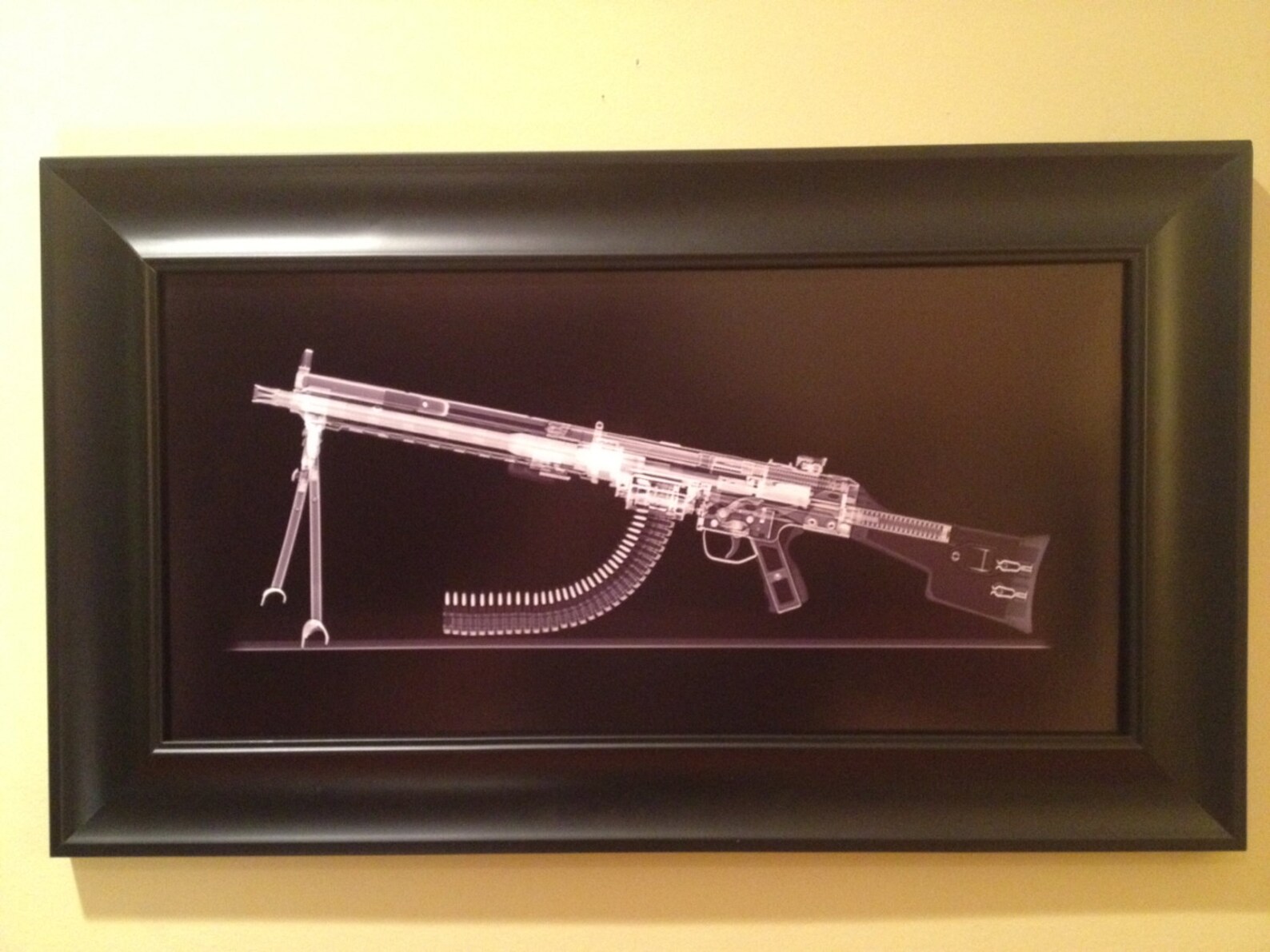 HK 23E Belfed Machine Gun CAT Scan Print Ready to Frame - Etsy