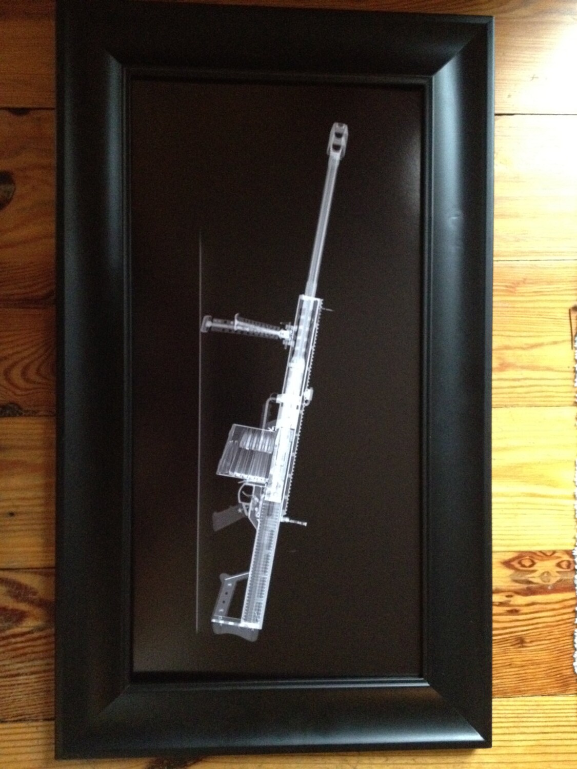 Barrett M82 Sniper Rifle CAT Scan Gun Print Ready to Frame - Etsy
