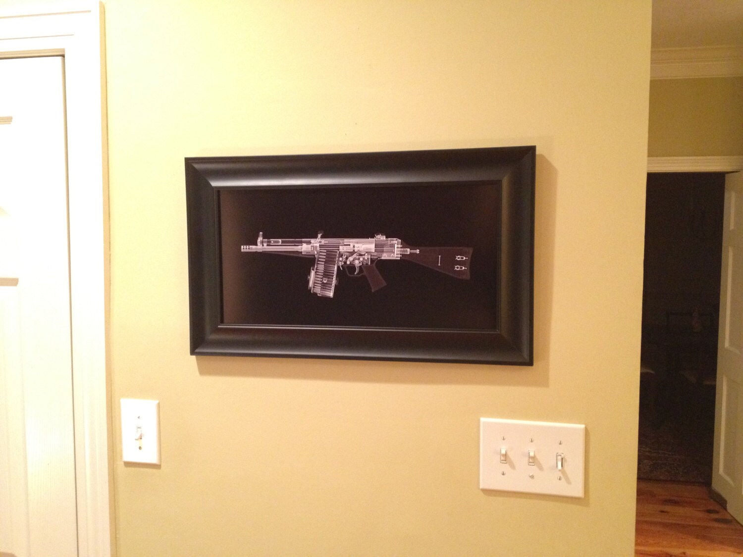 HK 51 Machine Gun CAT Scan Gun Print Ready to Frame - Etsy