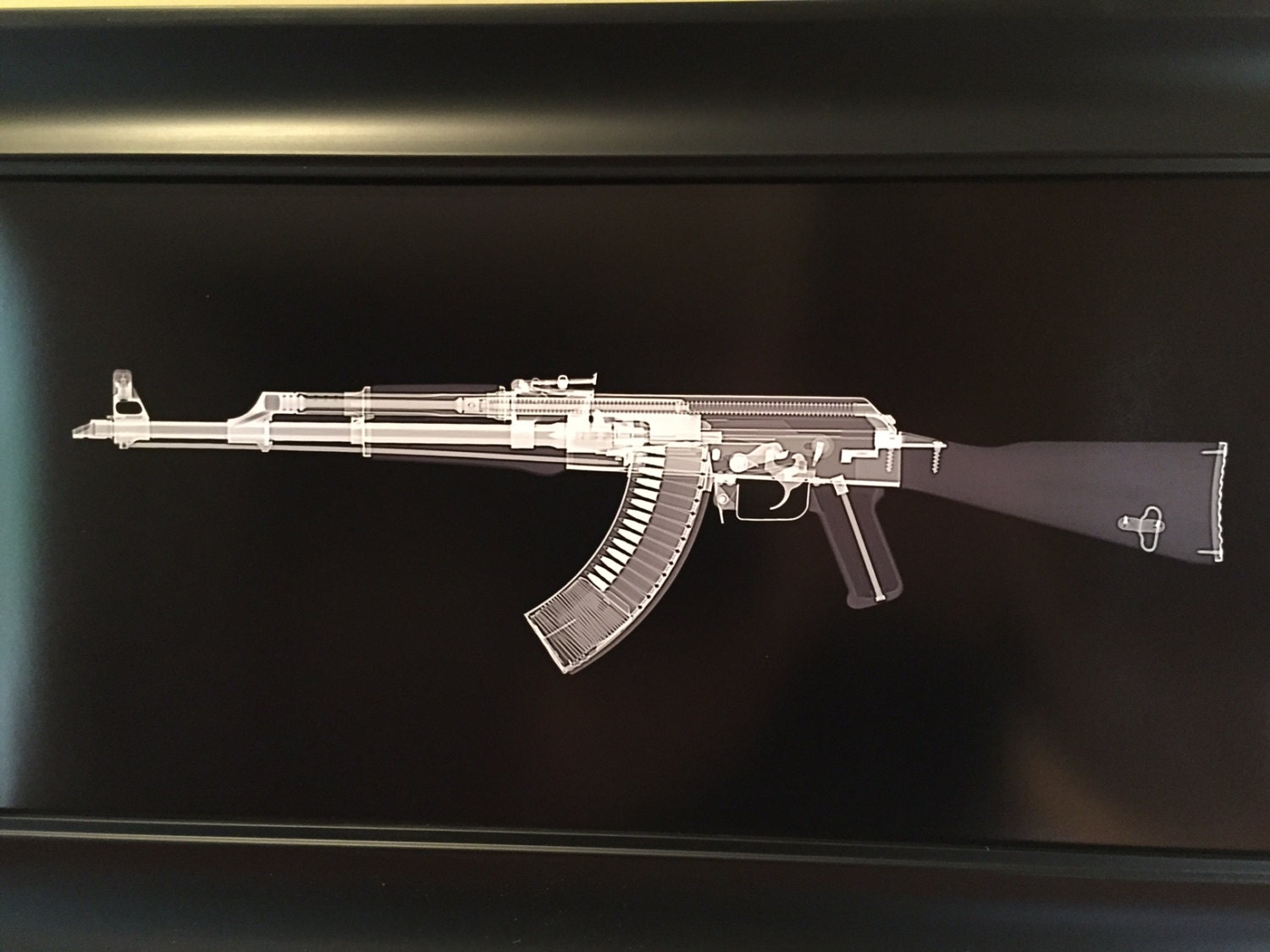AK-47 CAT Scan Gun Print Ready to Frame - Etsy