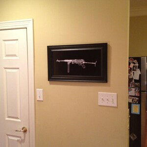 MP40 Submachinegun CAT Scan Gun Print Ready to Frame - Etsy