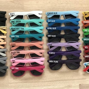 Personalized Sunglasses, Cheer Sunglasses, Team Sunglasses ...
