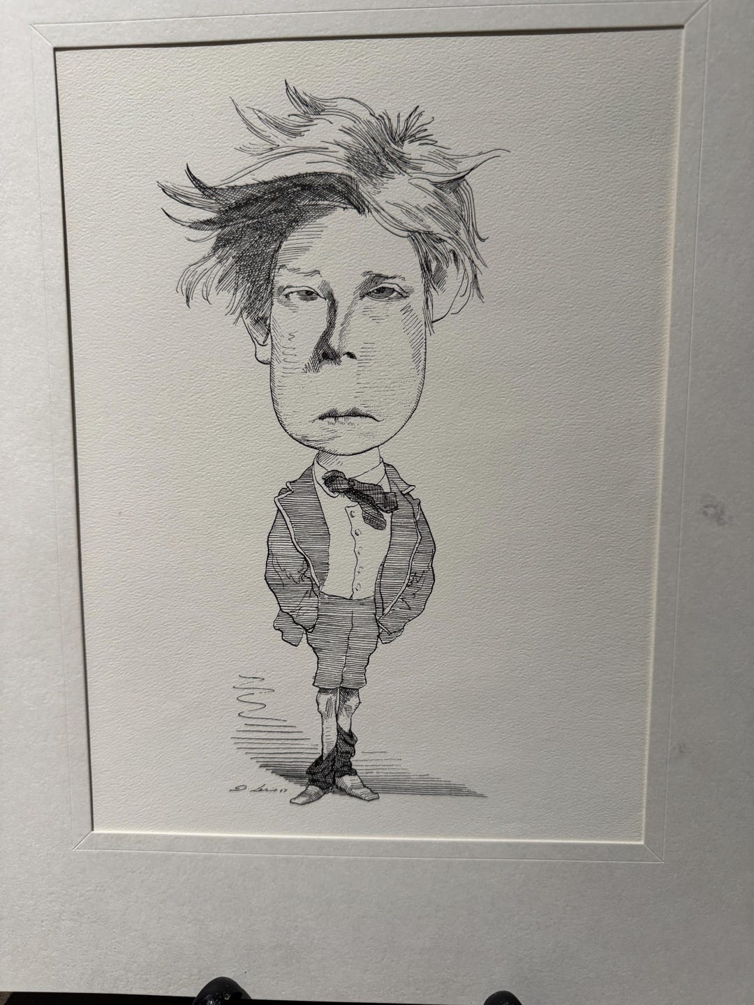 David Levine Caricature of the Great French Poet Arthur Rimbaud From ...