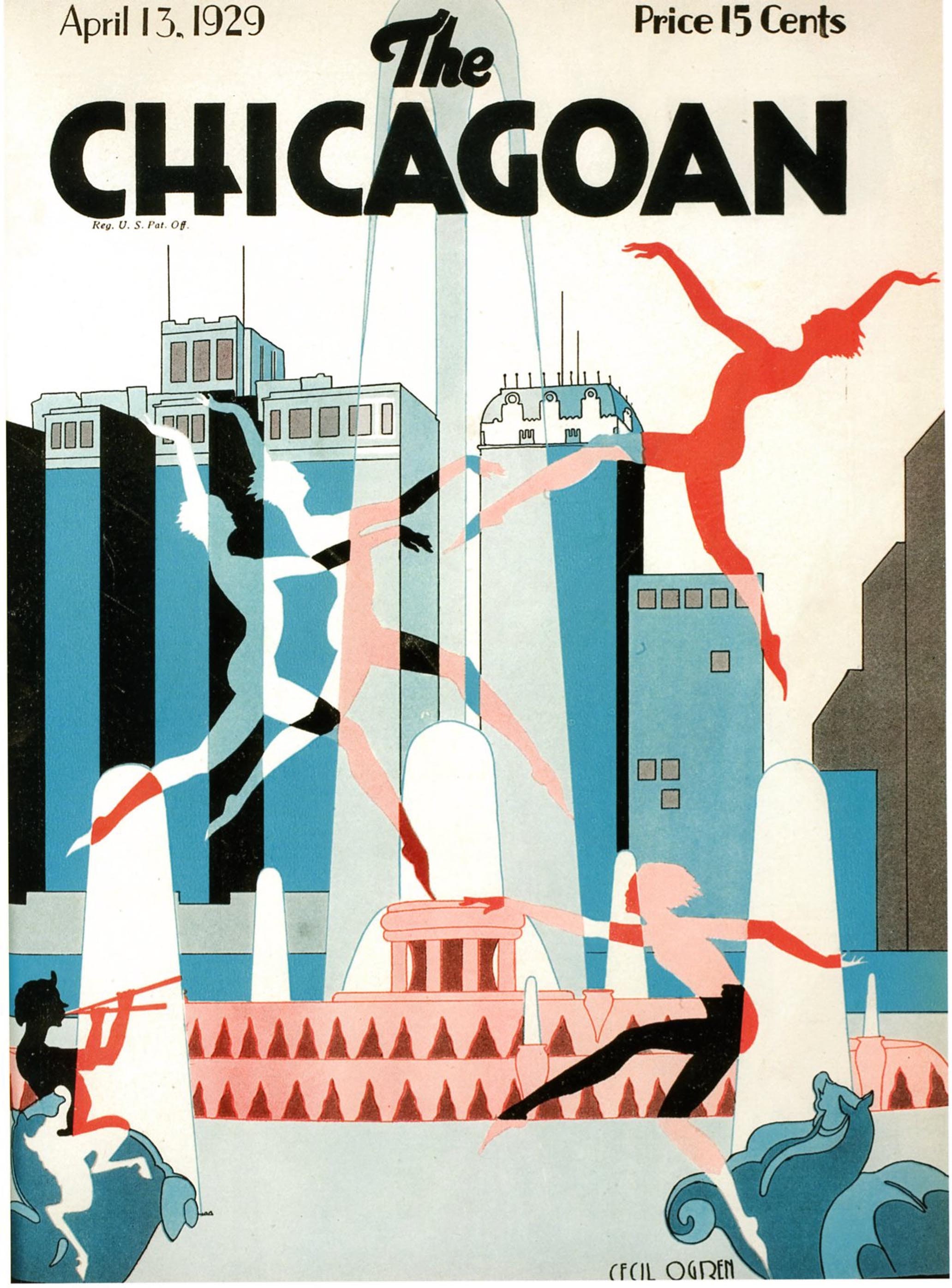 The Chicagoan Magazine - Digital Print of Cover Art - April 13, 1929 ...