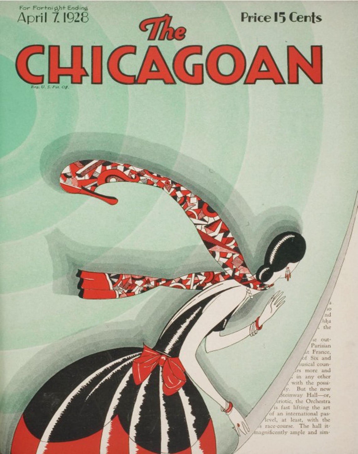 The Chicagoan Magazine - Digital Print of Cover Art - April 7, 1928 ...