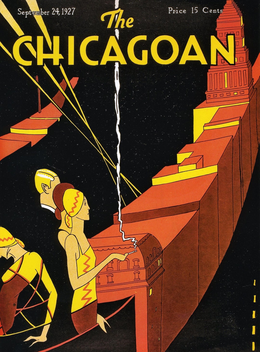 The Chicagoan Magazine - Digital Print of Cover Art - September 24 ...