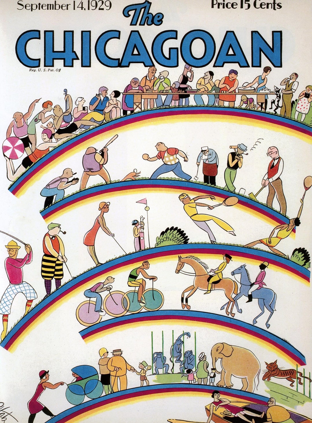 The Chicagoan Magazine - Digital Print of Cover Art - September 14 ...